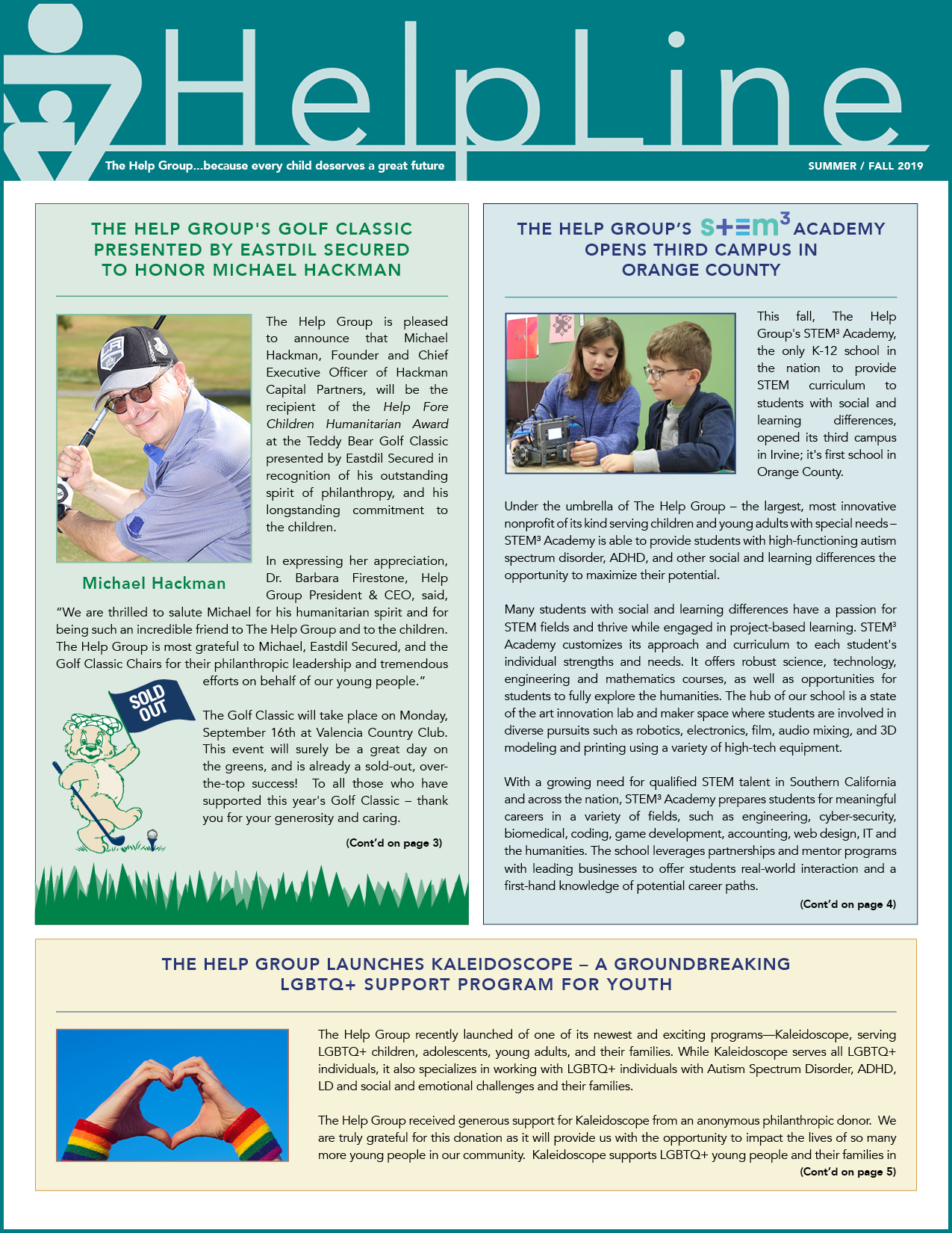 HelpLine Summer 2019 | The Help Group